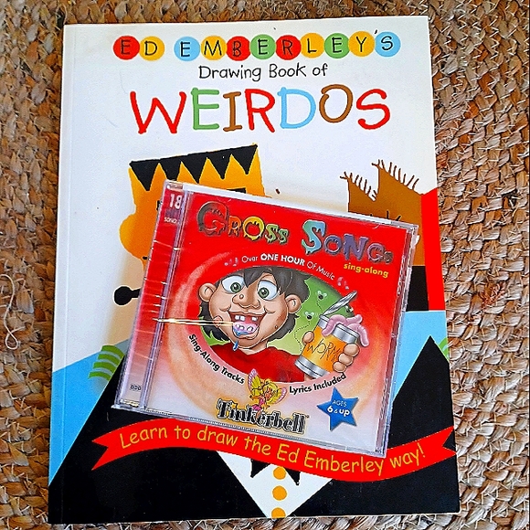 Other | Gross Songs Cd How To Draw Weirdos Book Kids Bundle | Poshmark